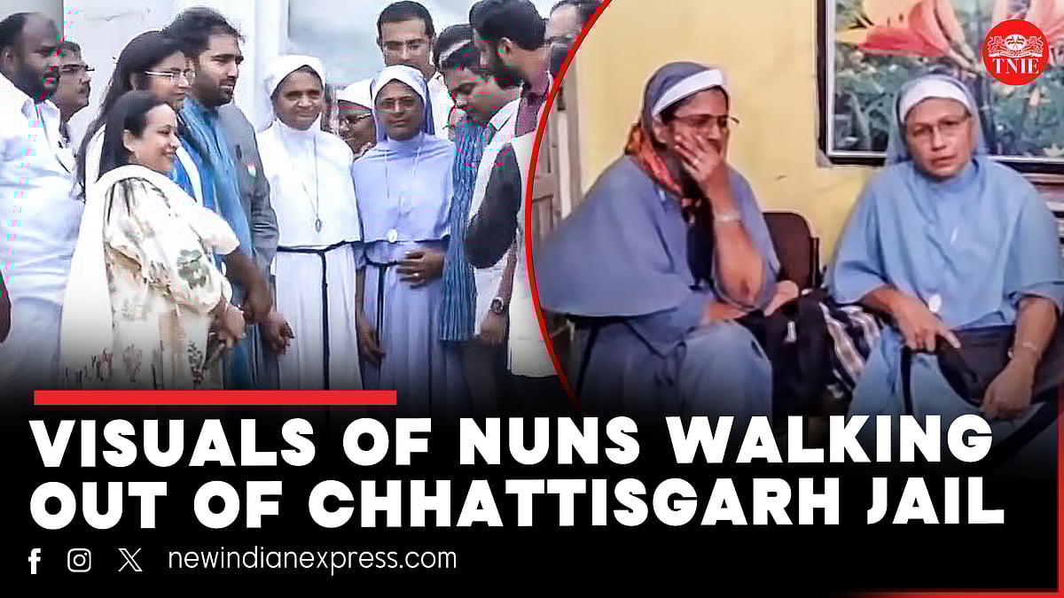 Kerala nuns arrested in Chhattisgarh walk out of jail to warm reception