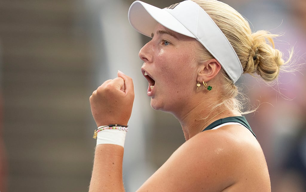 Tauson upsets 2nd-seeded Wimbledon champion Swiatek to reach Montreal ...