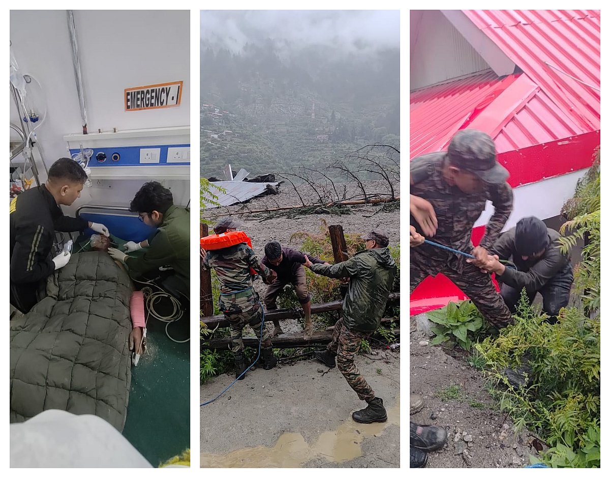 Four dead, dozens missing after cloudbursts trigger flash floods in Uttarakhand’s Dharali, Sukhi