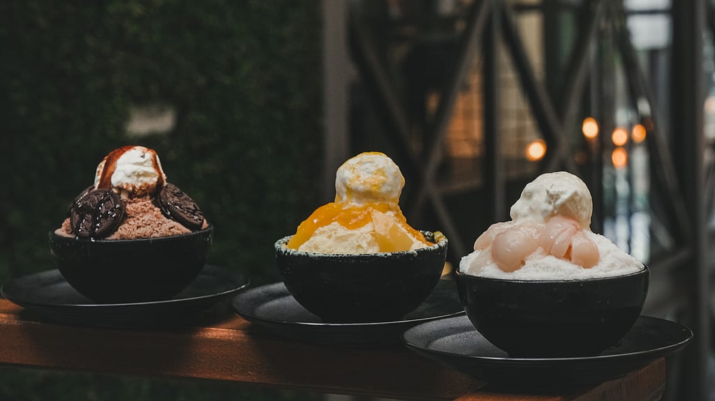 Exploring Bingsu varieties in Bengaluru
