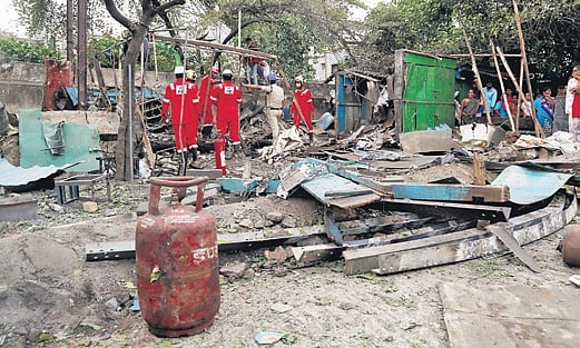 LPG explosion at scrap shop in Visakhapatnam: Three dead, three injured