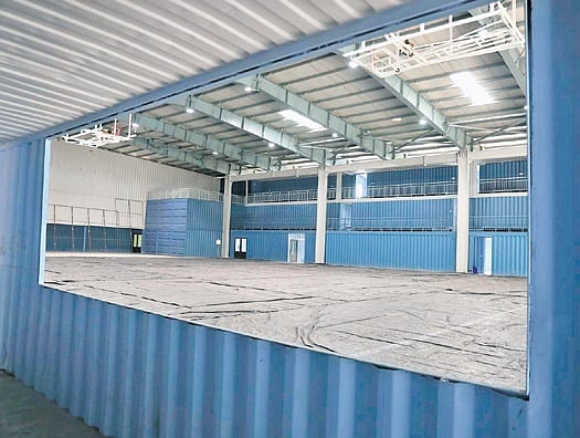 MBU unveils India’s first container stadium
