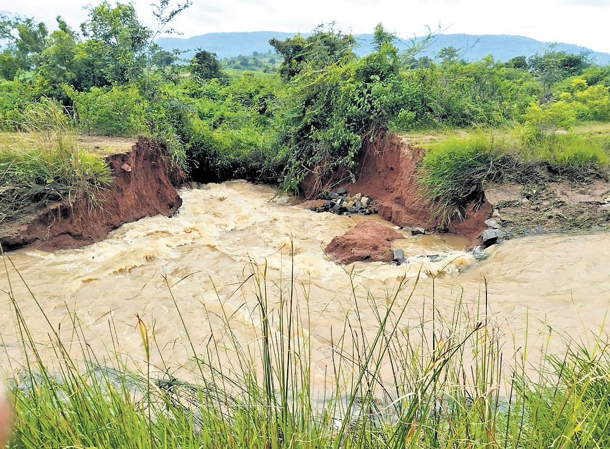 Incessant rains flood Nalgonda, Yadadri districts of Telangana