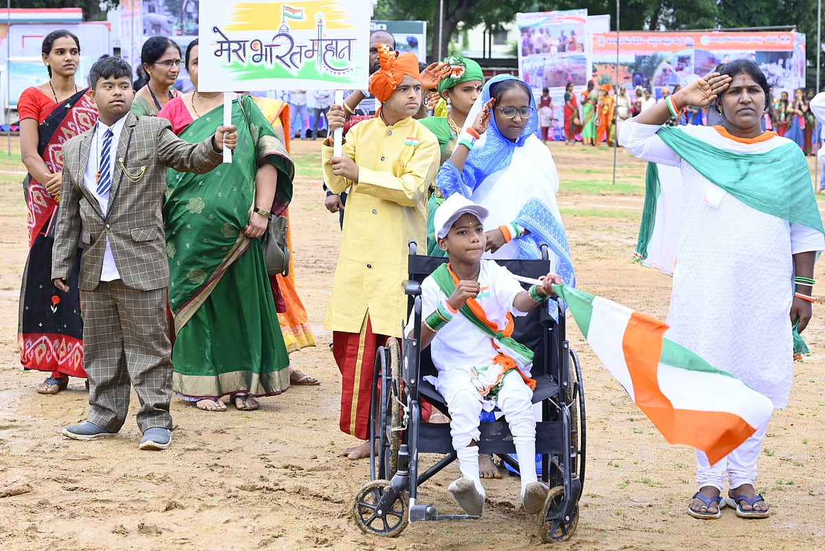 Special kids shine on Independence Day stage in Hyderabad