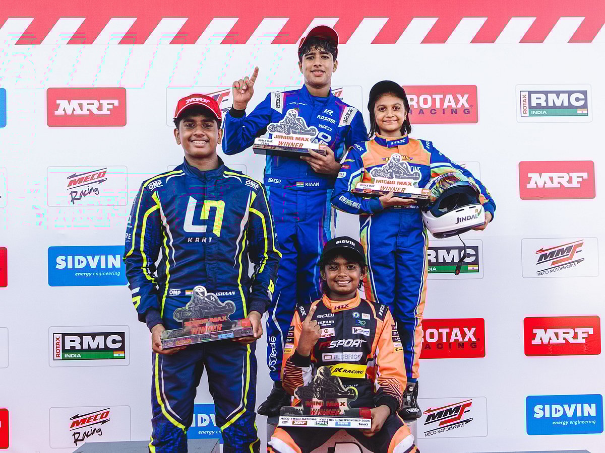 Ishaan Madesh notches huge win in Senior Max race