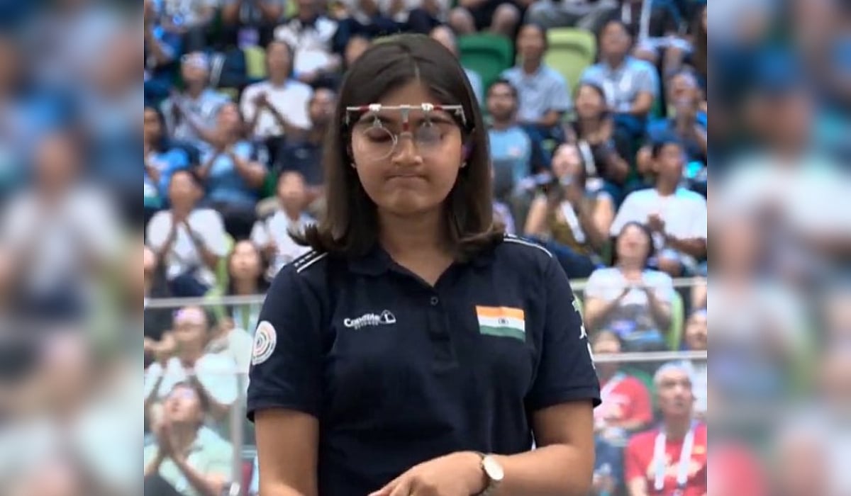 Esha Singh wins women's air pistol gold to end India's medal drought