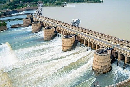 KRS reservoir dips to 94 feet as water storage falls sharply; experts ...