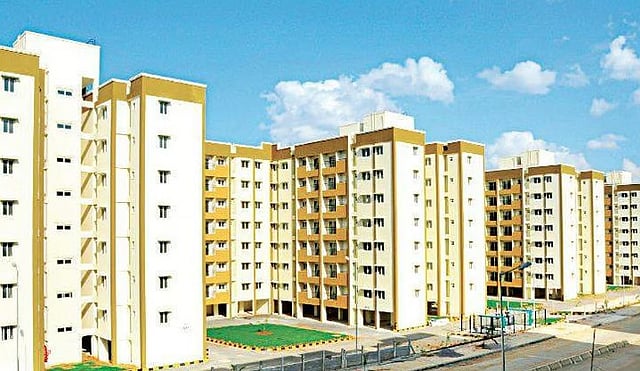 Flat complexes for homeless ready at Kochi's Thuruthy