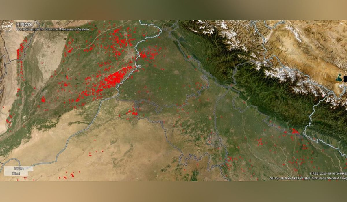 Farm fires in Pakistan’s Punjab worsen air quality across region, says ...