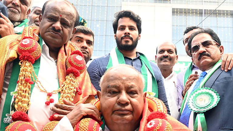 JDS marks 25th anniversary; Deve Gowda re-elected national president ...