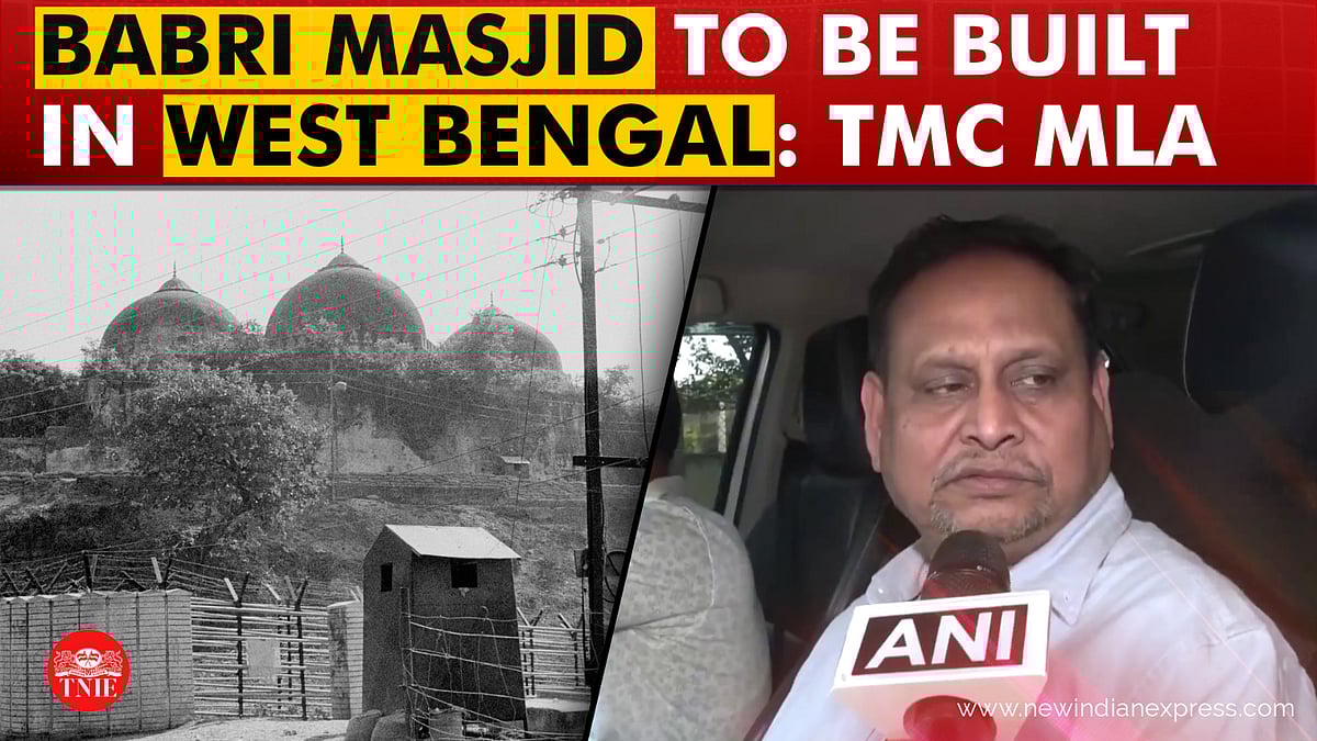 Trinamool Congress MLA Humayun Kabir declares that Babri Masjid will be ...