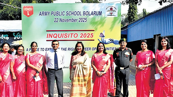Career fest held at Army Public School Bolarum