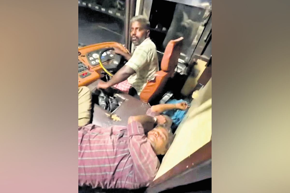Sobering reality! Viral video exposes drunk bus crew on inter-state routes