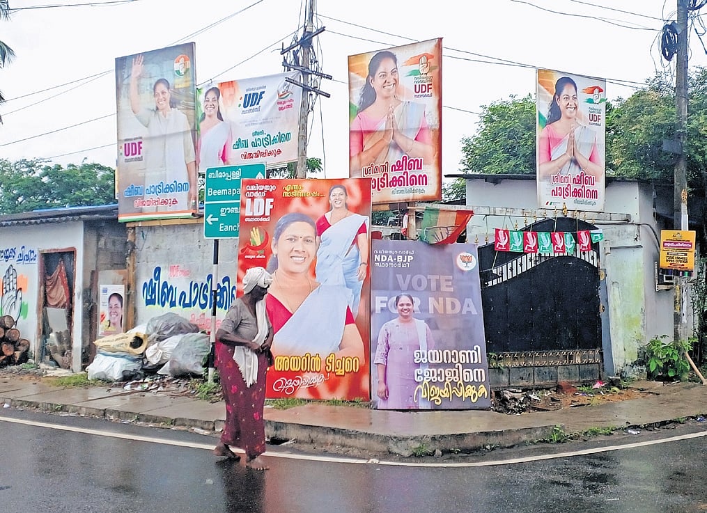 Illegal flex boards mar green election campaign in Kerala