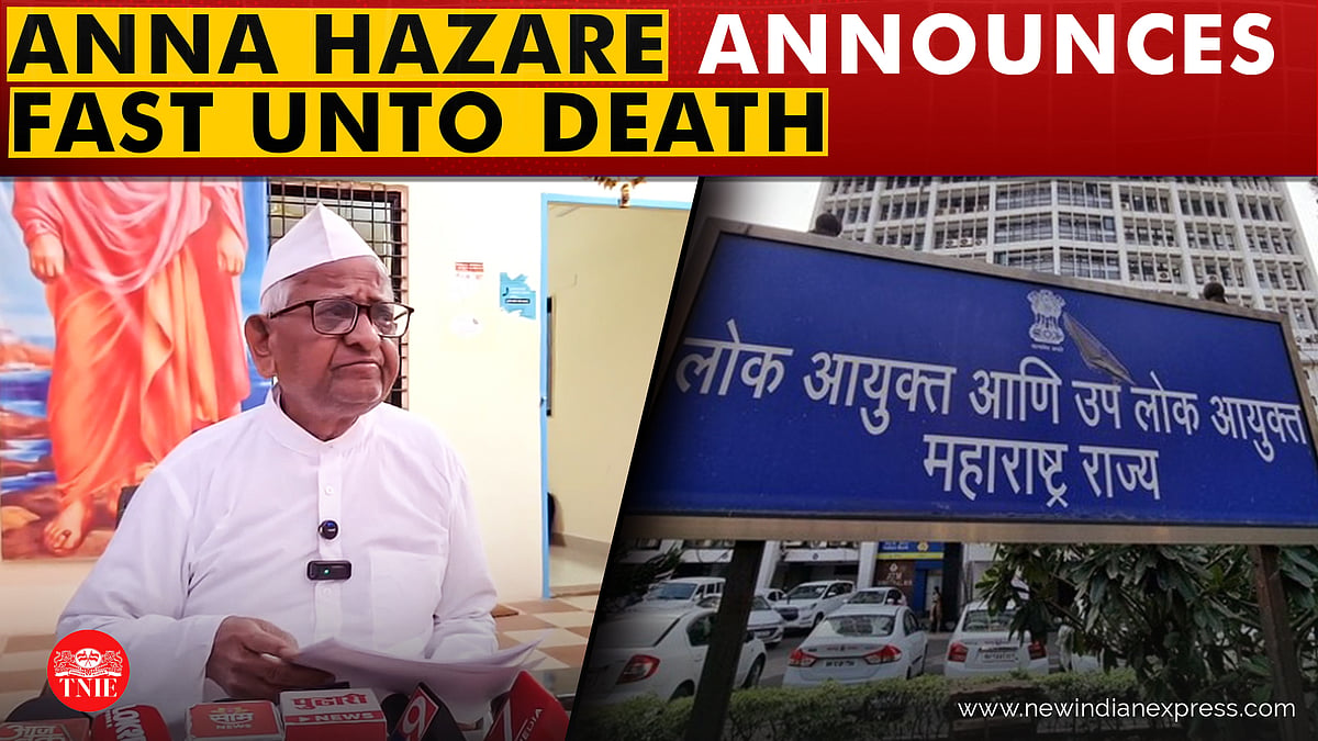 Anna Hazare to launch indefinite fast for implementation of Lokayukta Act
