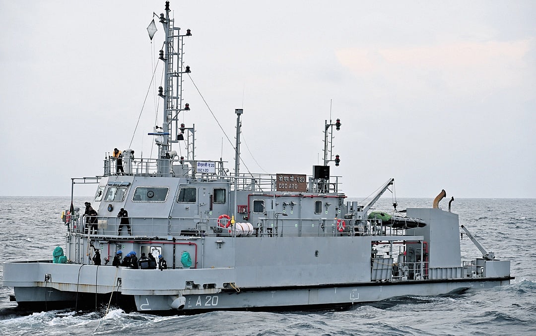 First indigenously built Diving Support Craft commissioned into Indian Navy