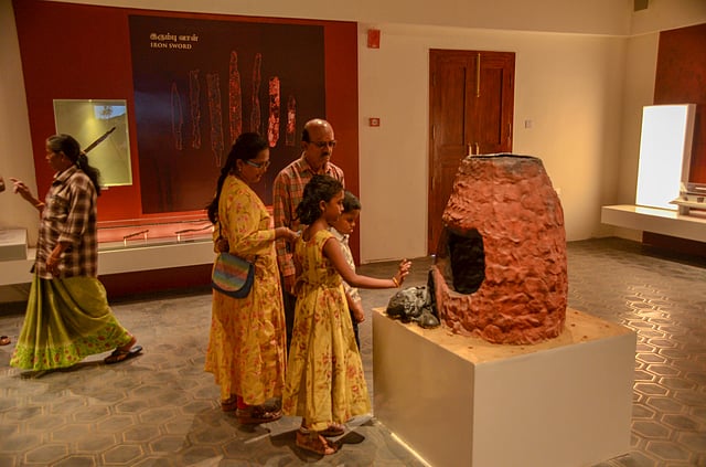 Hundreds take walk through history at Porunai museum in TN's Tirunelveli