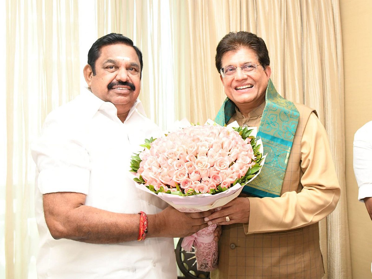 Piyush Goyal meets Palaniswami, says strong AIADMK-led NDA will come to ...