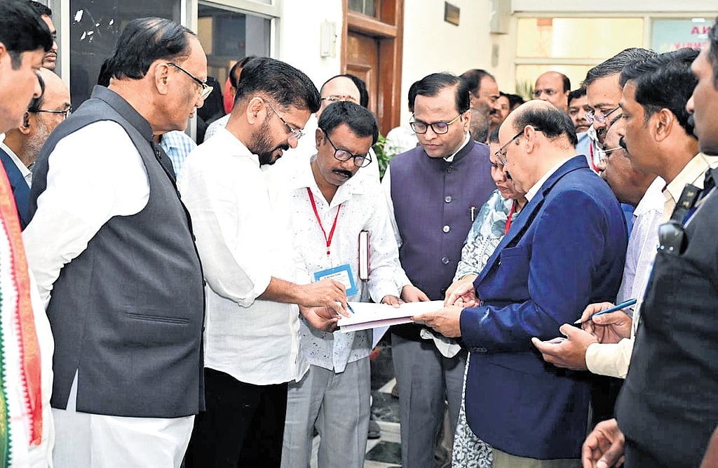 Telangana CM Revanth Reddy asks colleagues to be prepared to counter ...