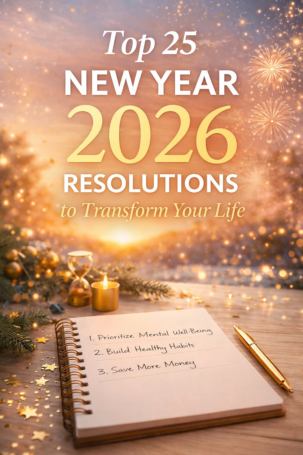 Happy New Year 2026: Top 25 New Year Resolutions to Transform Your Life