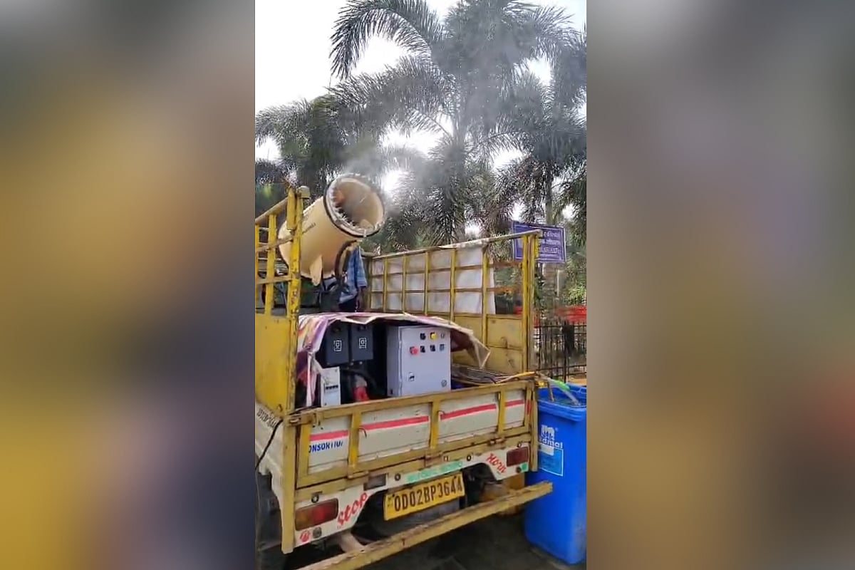 Anti-smog guns deployed in Bhubaneswar as air quality index breaches ...