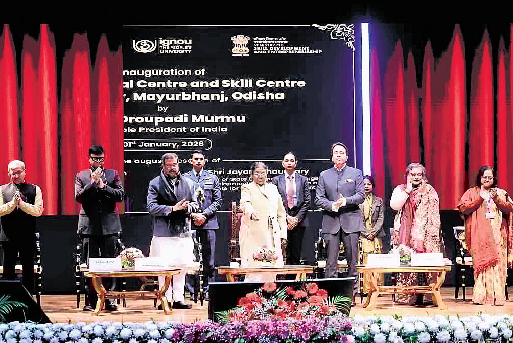 President Murmu inaugurates IGNOU Regional and Skill Centres in ...