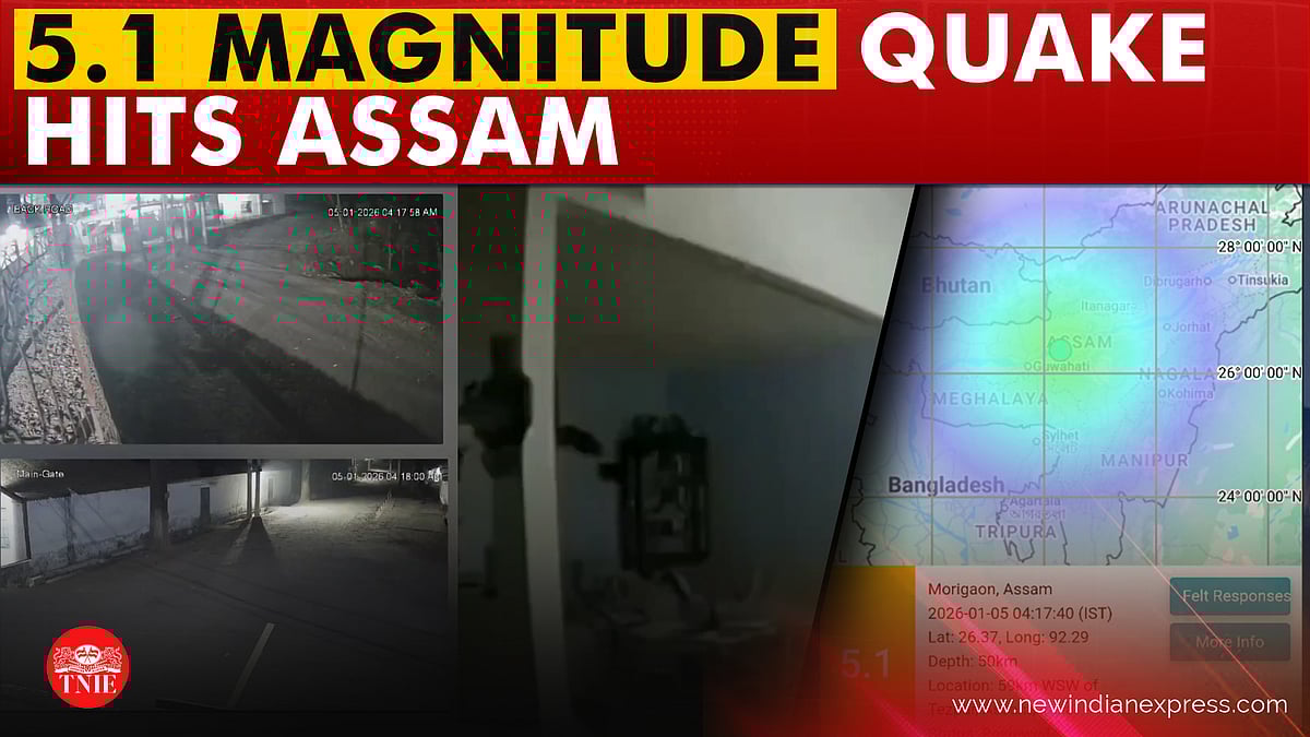 Assam hit by 5.1 magnitude earthquake; no casualty reported | Northeast