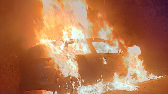 Youth charred to death after car rams into petroleum pipeline in Coimbatore