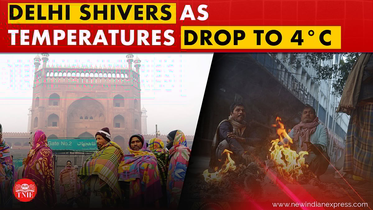 Cold wave grips Delhi as air quality remains in very poor, temperature ...