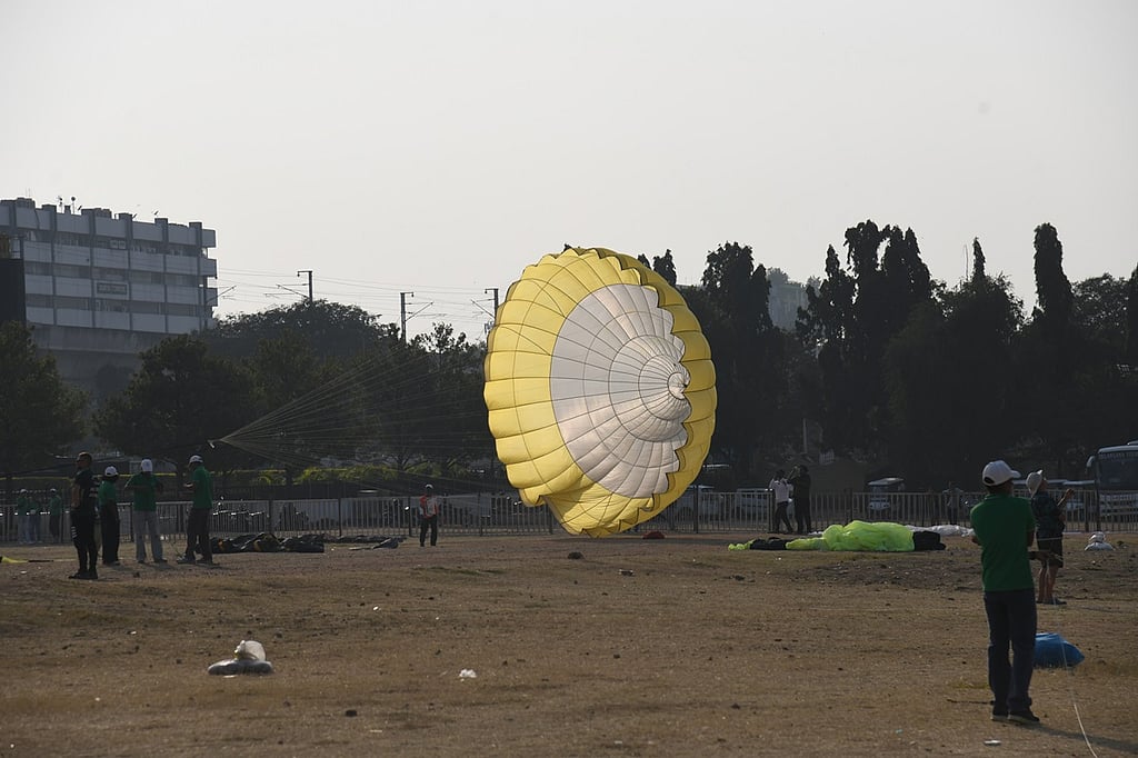 Sky comes alive with international colours