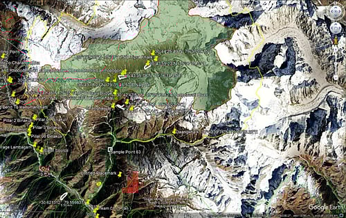 Forest fire rages near Valley of Flowers for sixth day in Uttarakhand ...