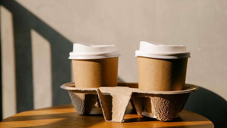 Takeaway coffee cups release thousands of microplastic particles