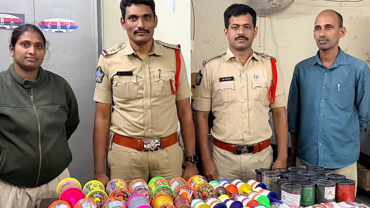 11 booked, 650 Chinese manja spools seized in Visakhapatnam