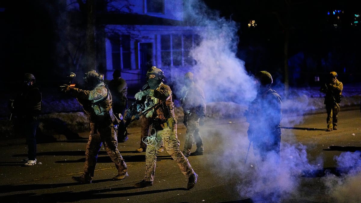 Federal officer shoots person in leg after being attacked during ...