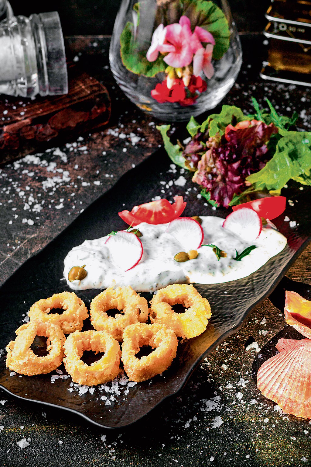 The fine line of squid cookery