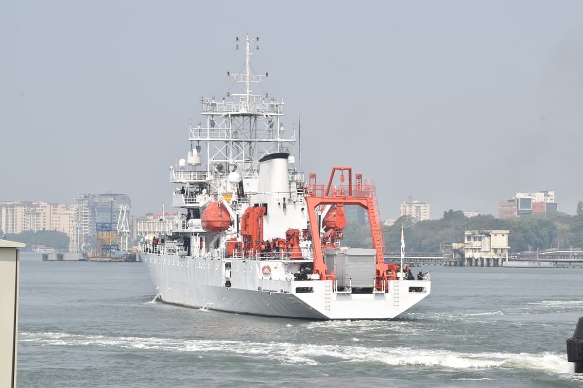 INS Sagardhwani sets off on Sagar Maithri mission