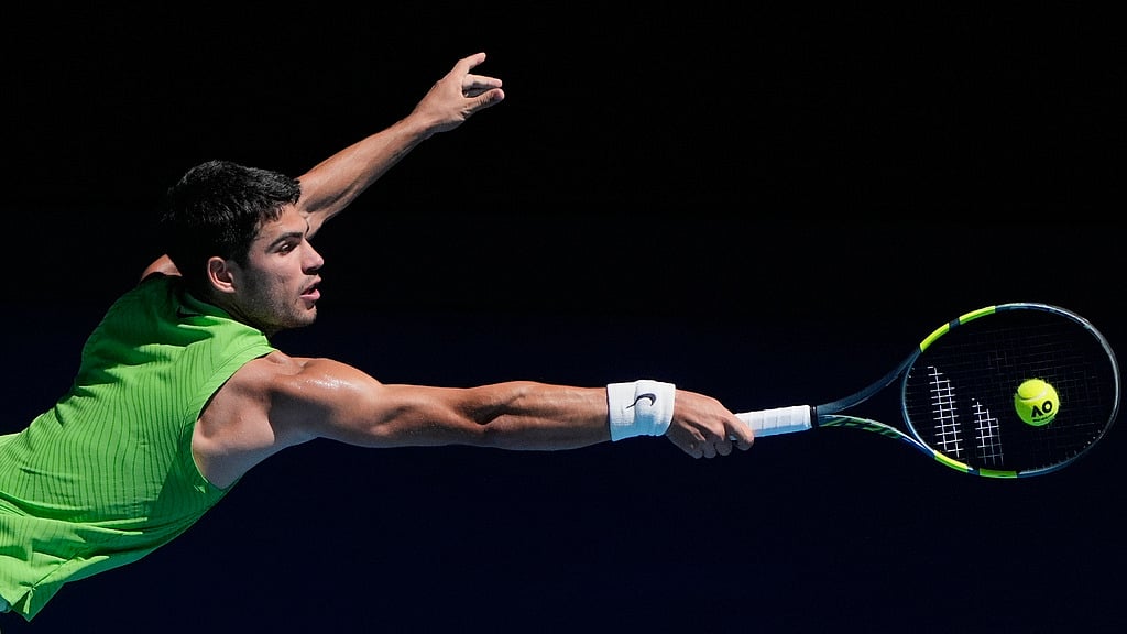 Carlos Alcaraz wins third-round match but loses 'drop-shot battle' at ...