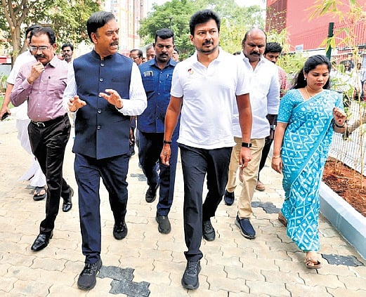 Dy CM Udhayanidhi Stalin opens recreation hub at Metro Rail HQ in Chennai