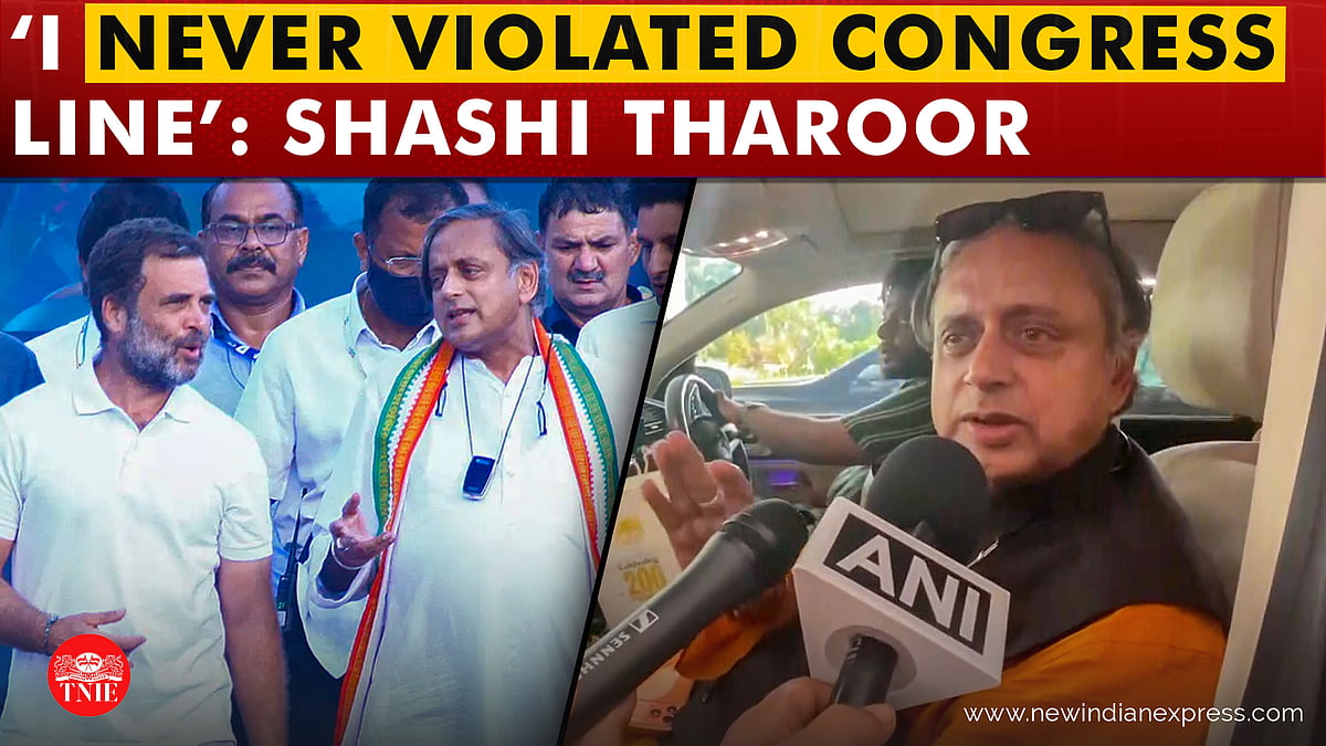 Amid rift rumours, Shashi Tharoor claims he never violated Congress ...