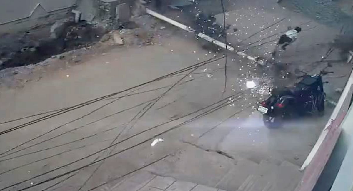 Schoolboy narrowly escapes death after electric pole collapses in ...