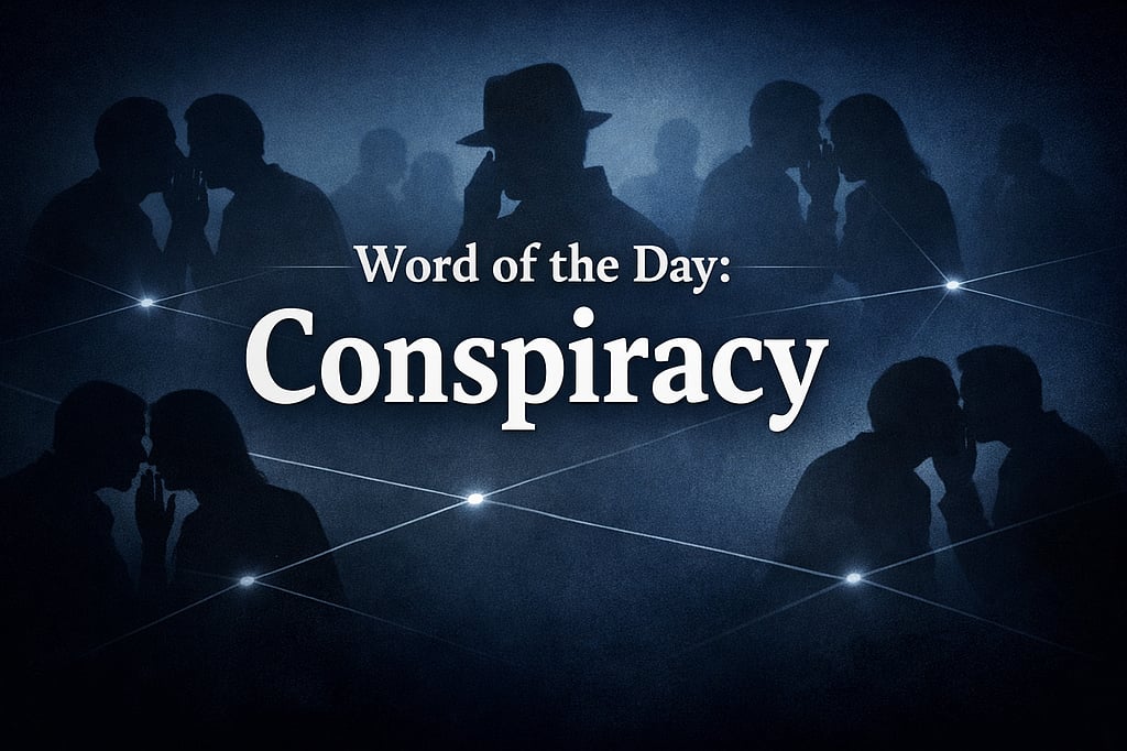 Word of the Day: Conspiracy | Meaning, Usage and Example
