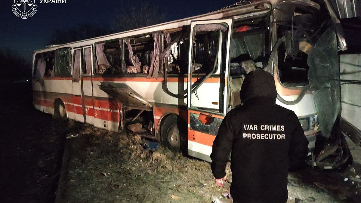 Russian drone attack on bus carrying mine workers in Ukraine's ...