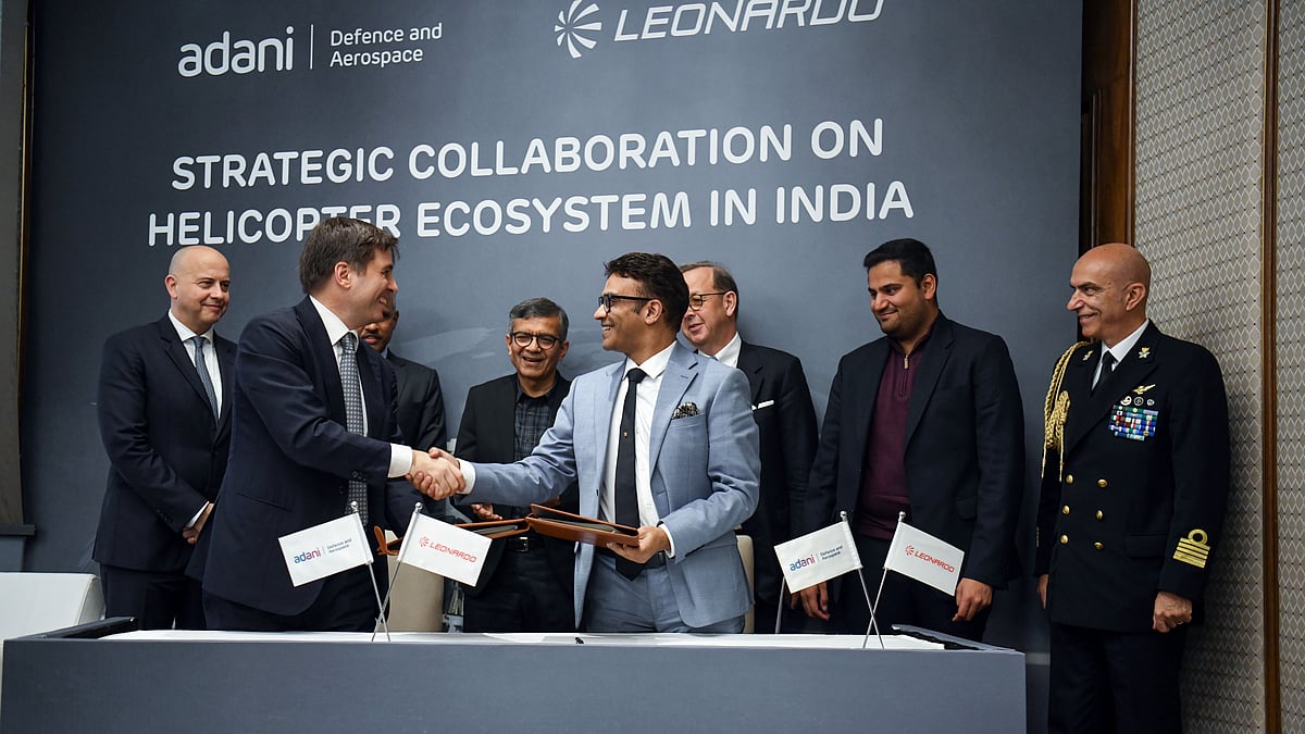 Adani Defence, Leonardo tie up to build helicopters in India