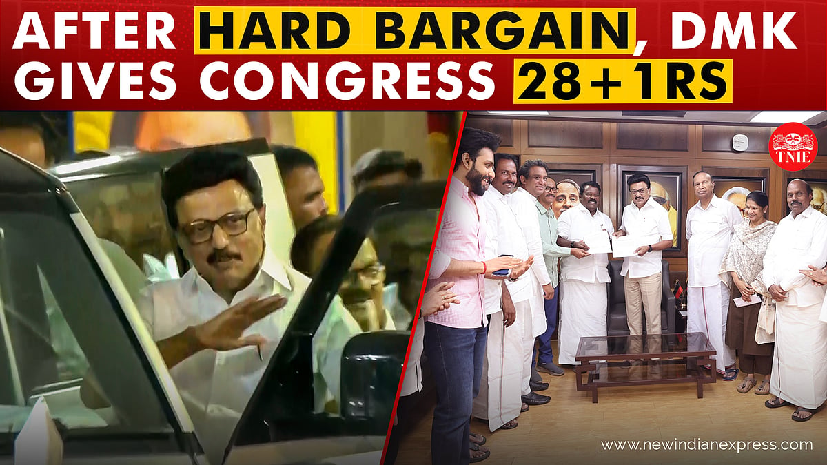 Tamil Nadu Assembly election: DMK allots Congress 28 seats, one Rajya ...