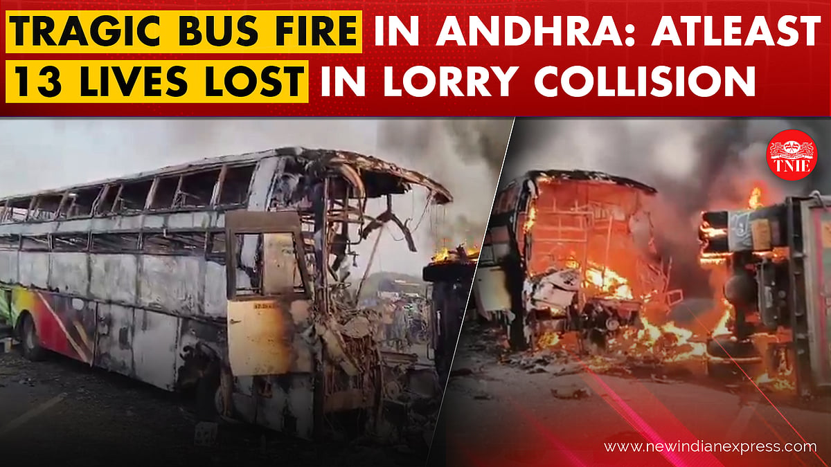 Andhra Pradesh tragedy: Over a dozen killed in bus-lorry collision ...