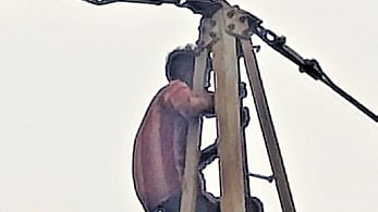 Mentally-ill man climbs atop electric tower, rescued in Odisha