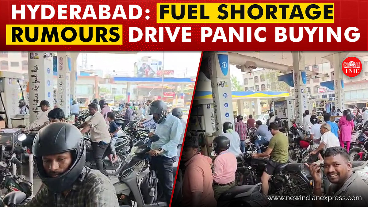 Fuel shortage rumours led to panic buying in Hyderabad again amid US ...