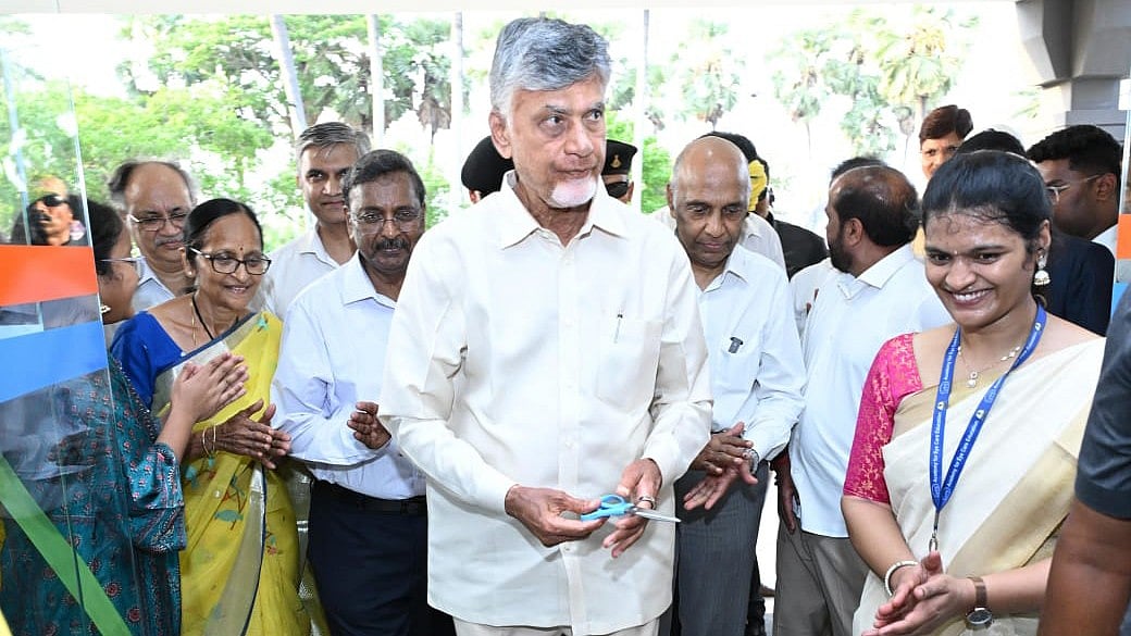 CM Naidu inaugurates LV Prasad Eye Hospital in Krishna district